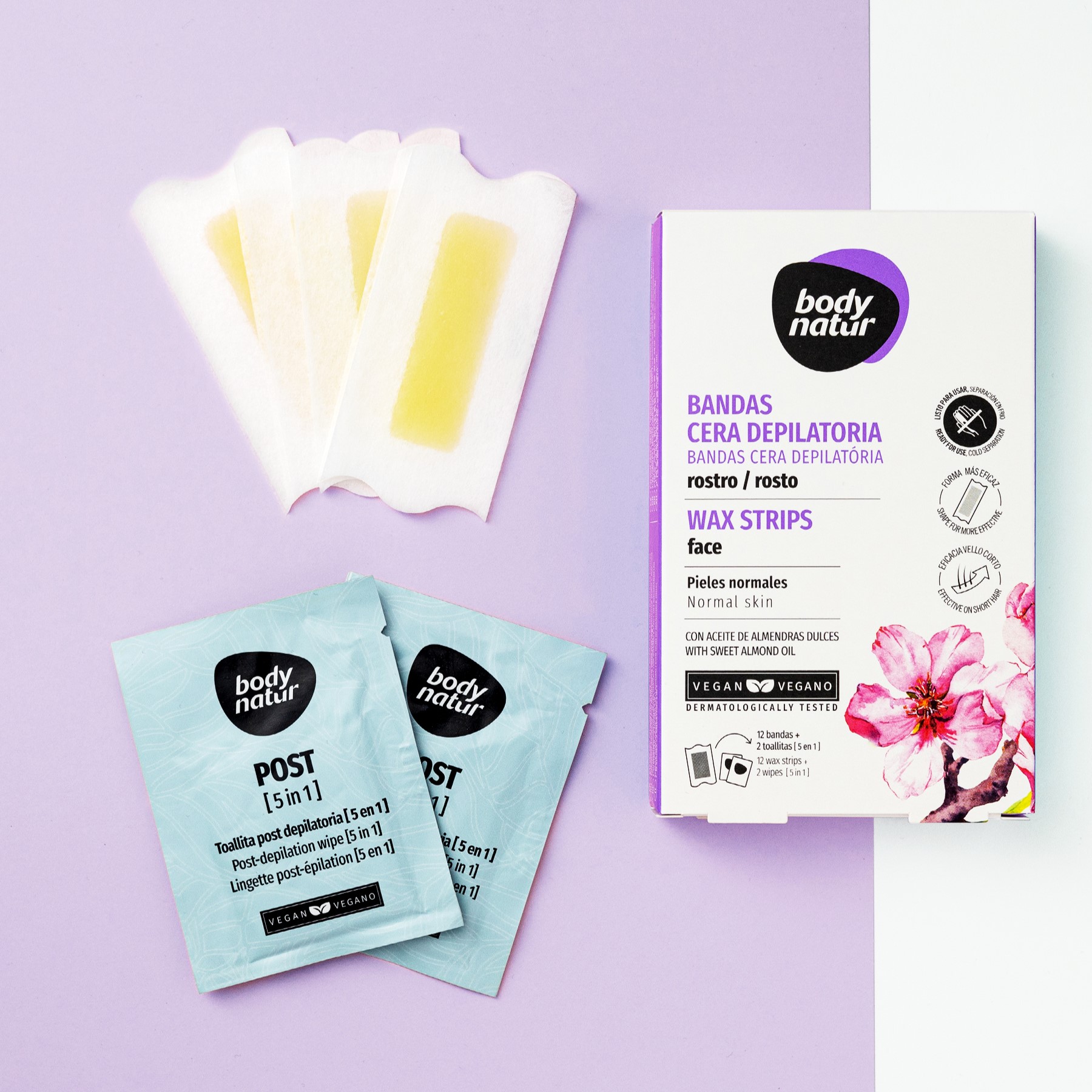 Αποτριχωτικές ταινίες προσώπου BODY NATUR - iCosmetics