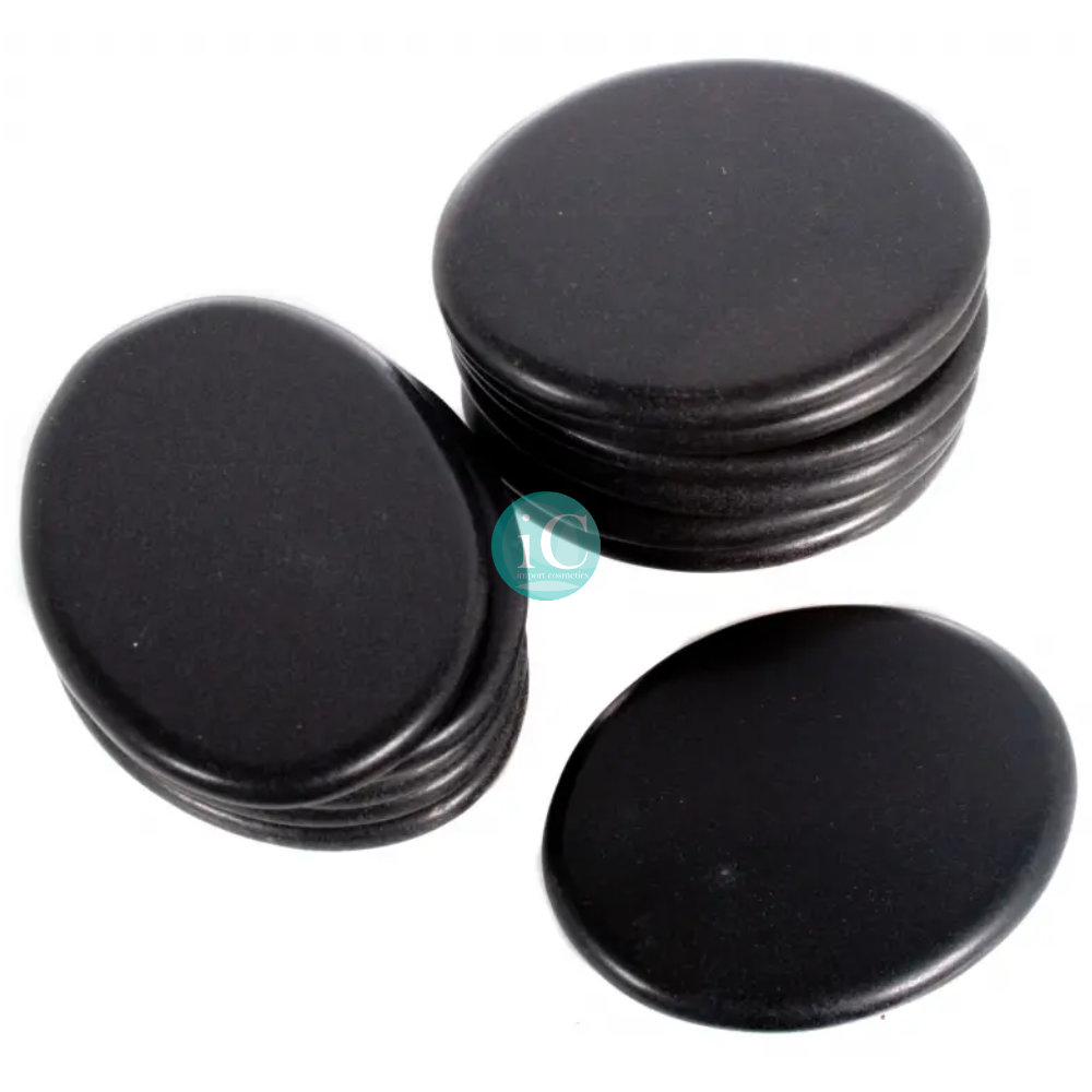 Πέτρες μασάζ hot stone 12τμχ για spa θεραπείες - iCosmetics