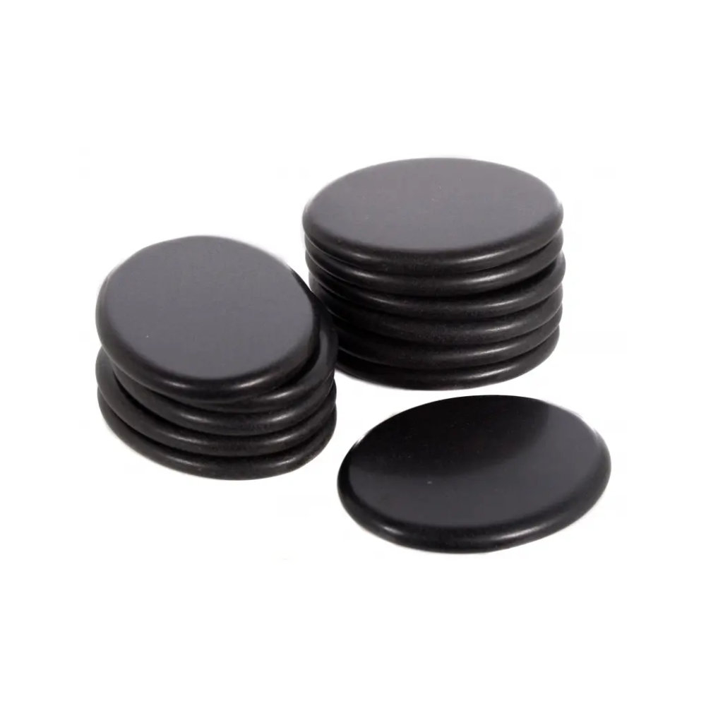 Πέτρες μασάζ hot stone 12τμχ για spa θεραπείες - iCosmetics