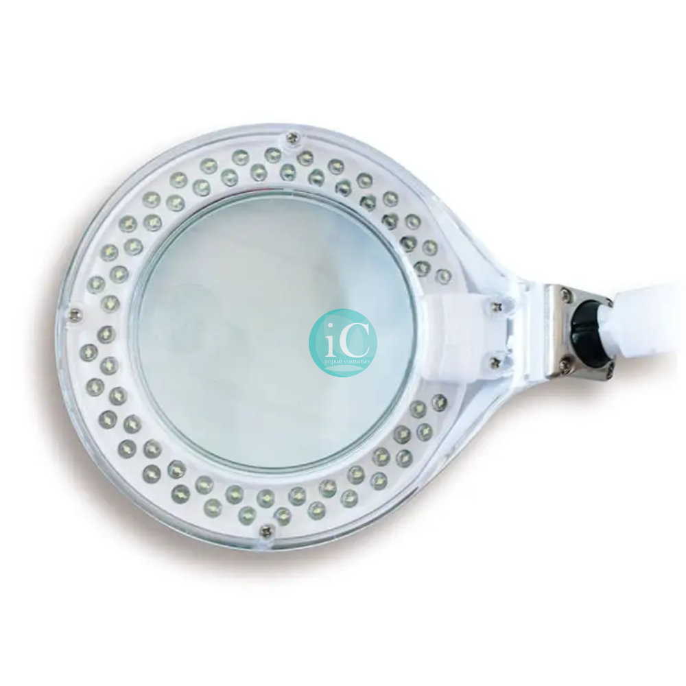 Επιτραπέζιος μεγεθυντικός φακός 60LED λευκός - iCosmetics
